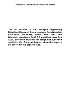 Lab Facilities - NUST College of Aeronautical Engineering (CAE)